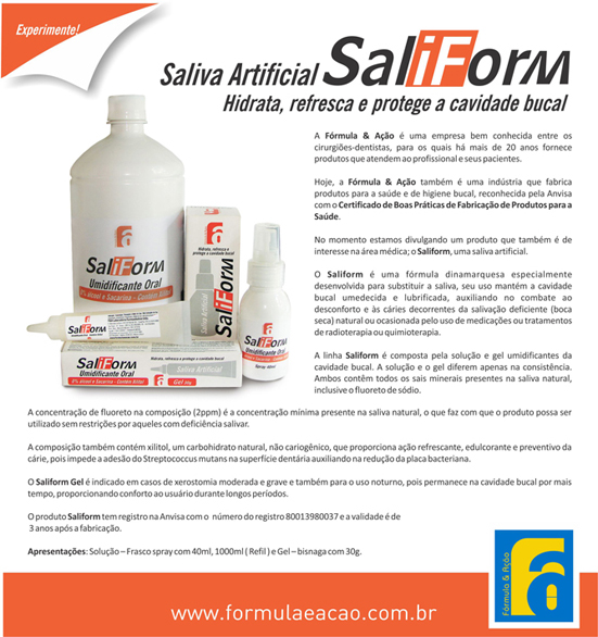Saliform (saliva artificial) - Formula & Ação